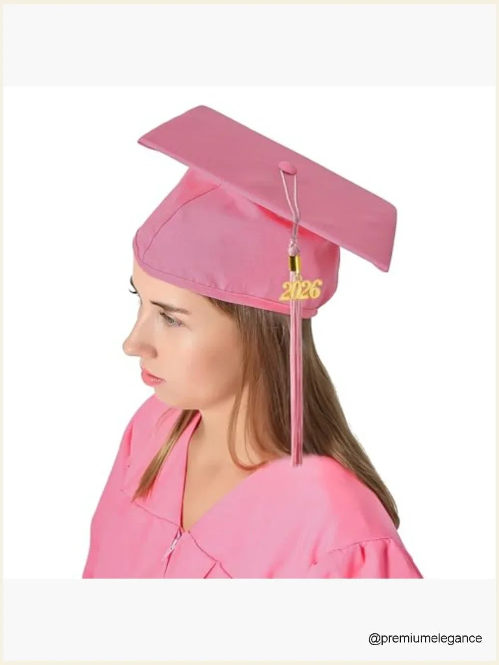 Other | Matte Graduation Gown Cap Tassel Set 226 High School Bachelor ...
